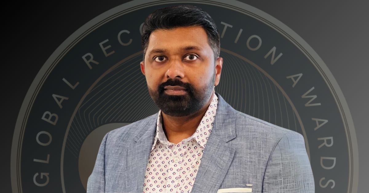 Ginoop Chennekkattu Markose Wins 2024 Global Recognition Award ...